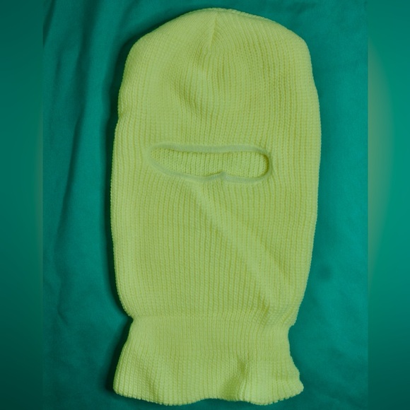 Accessories | Ski Mask Unisex Neon Yellow | Poshmark